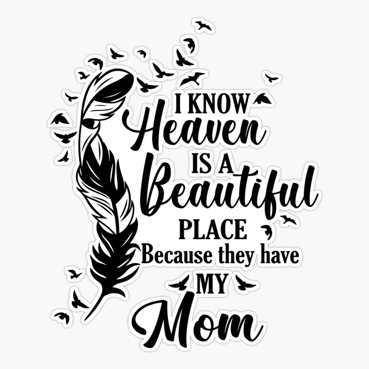 Maneki In Loving Memory Feather, I Know Heaven Is A Beautiful Pleace ...