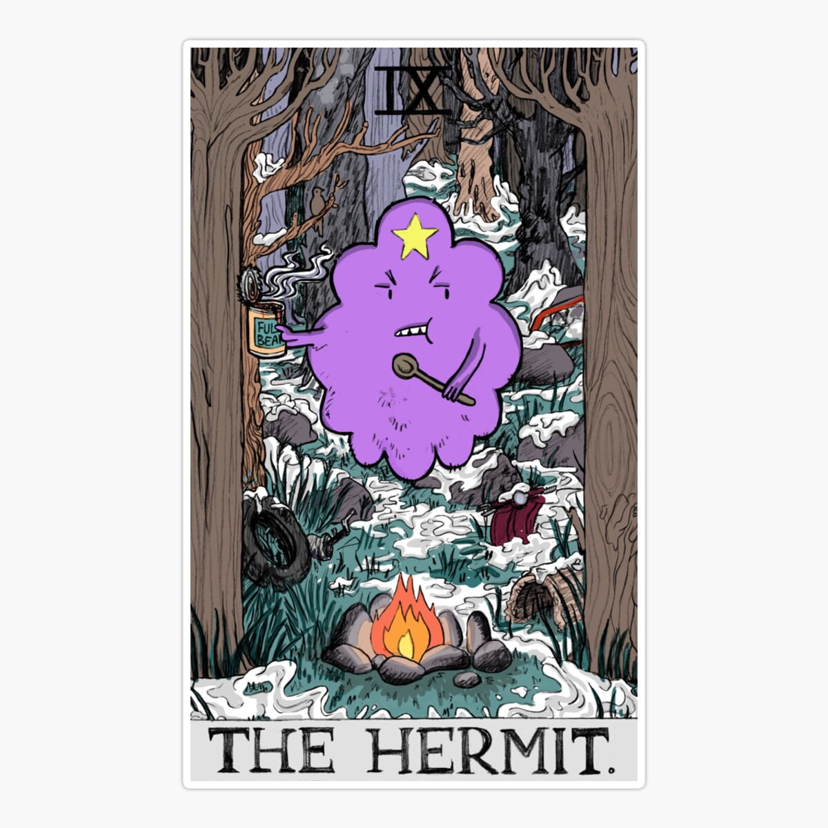 Maneki Lsp As The Hermit Er, Phone Decal Water Bottle Stickers Car ...