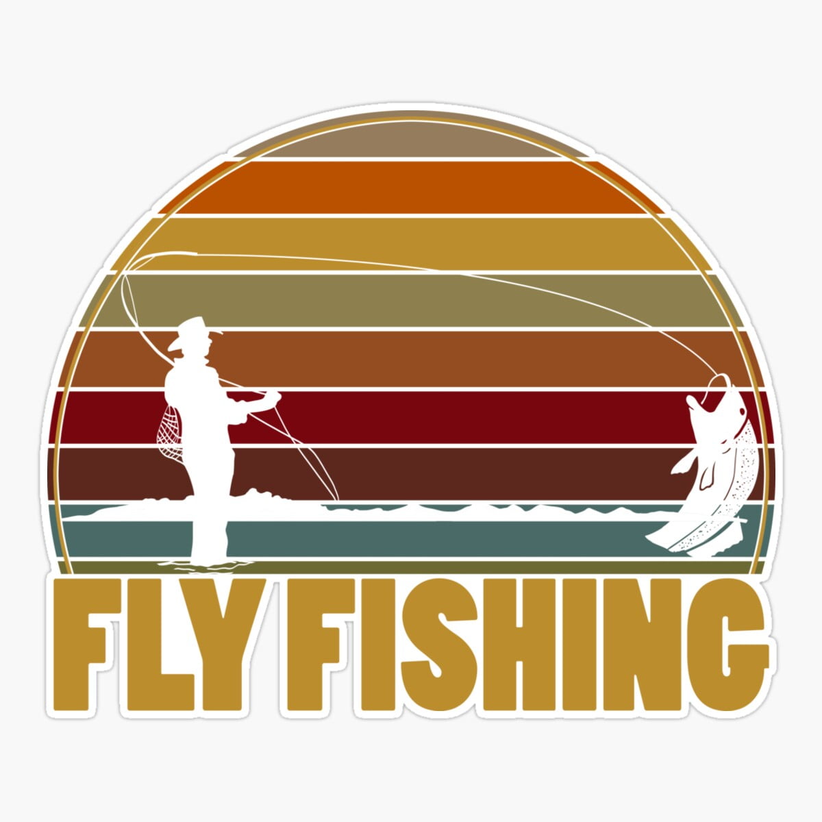 Maneki Lyishing Isherman Retro Vintage | Ishy Ishy Lies Trout Git Er ...