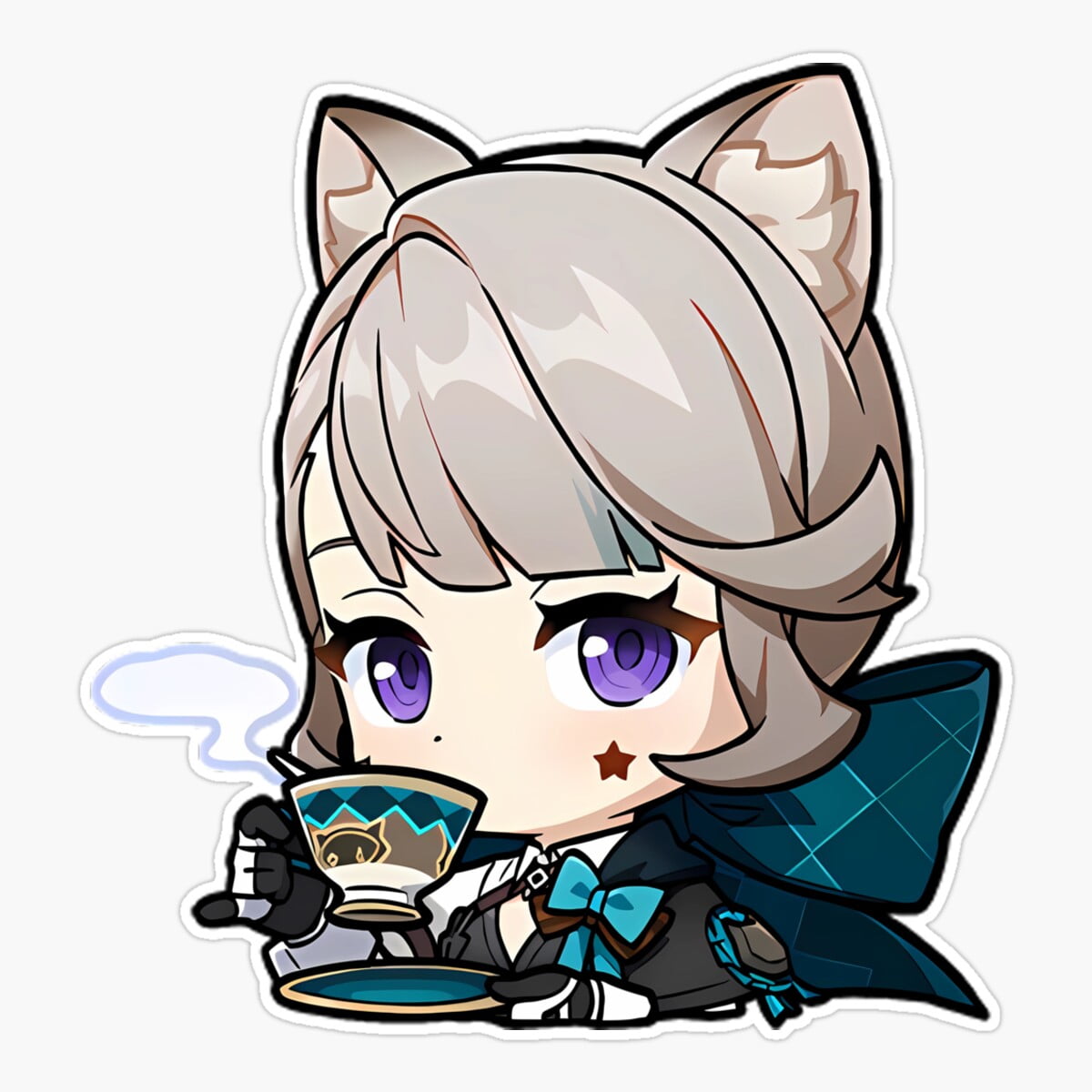 Maneki Lynette | Genshin Impact Sticker, Phone Decal Water Bottle ...