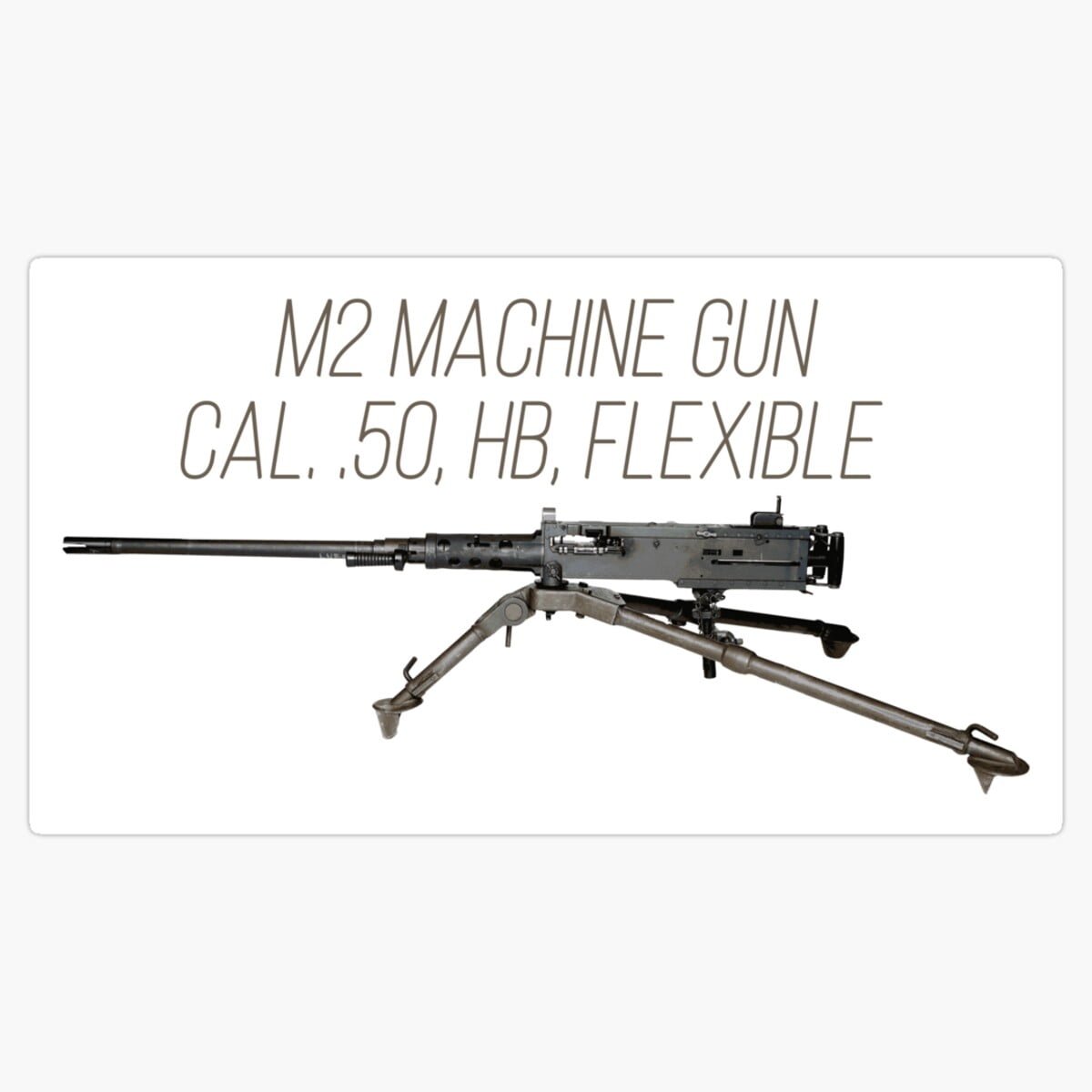 Maneki M2 Machine Ma Deuce #2798 Er, Phone Decal Water Bottle Stickers ...