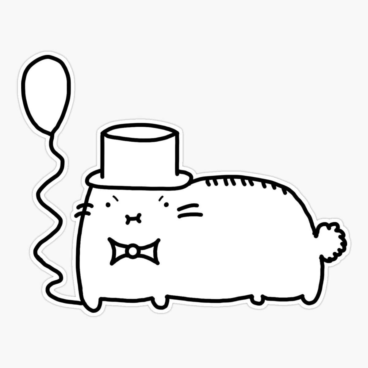 Maneki Mad Percival Sticker, Phone Decal Water Bottle Stickers Car ...