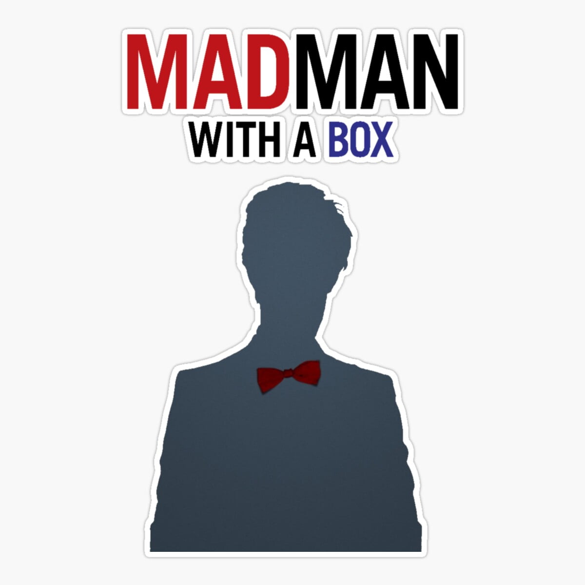 Maneki Madman With A Box Er, Phone Decal Water Bottle Stickers Car ...