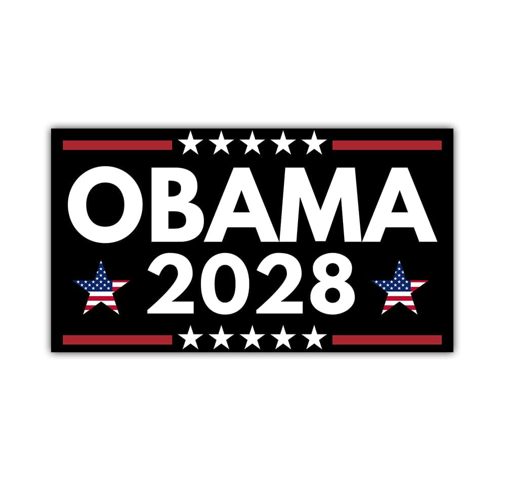 Maneki Magnet Obama 2028 Magnetic Bumper Sticker, Obama for President ...