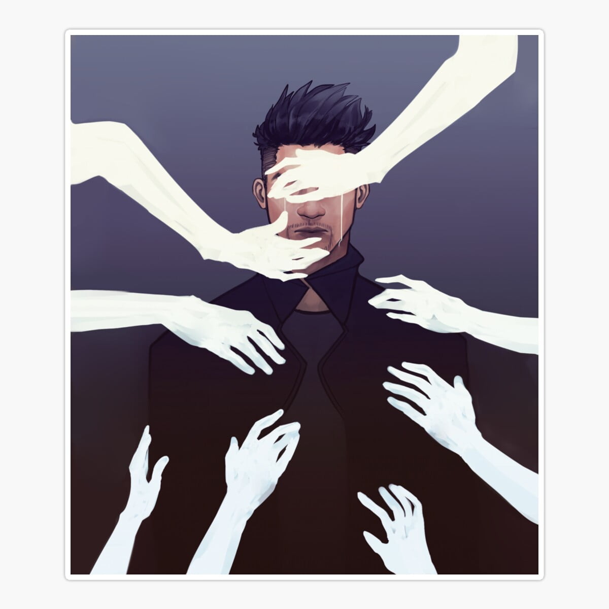 Maneki Magnus, The Selless By @Obsidiayan Er, Phone Decal Water Bottle ...