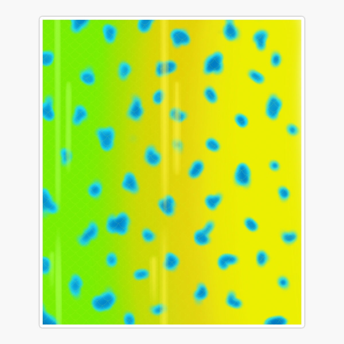 Maneki Mahi Mahi Pattern Er, Phone Decal Water Bottle Stickers Car ...