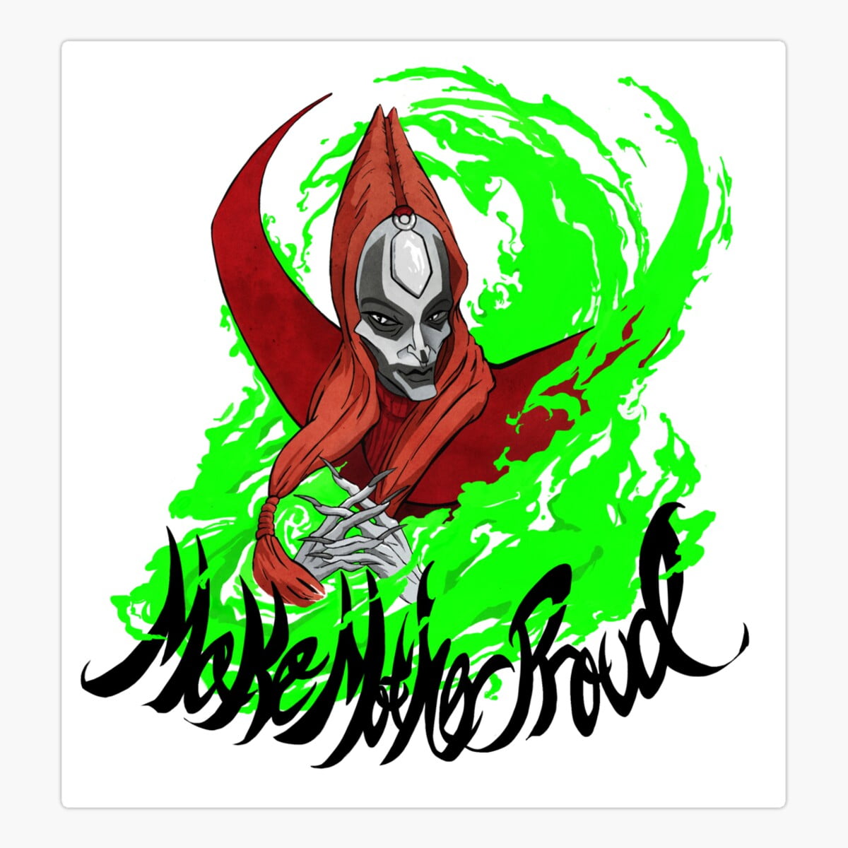 Maneki Make Mother Proud Er, Phone Decal Water Bottle Stickers Car ...