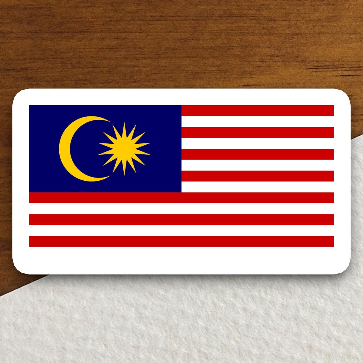 Maneki Malaysia Country Flag Sticker, International Country Sticker ...