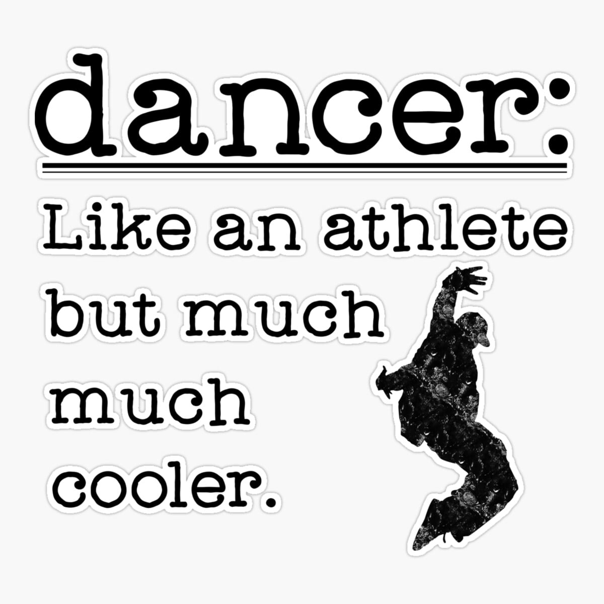 Maneki Male Hip Hop Dancer Like An Athlete Er, Phone Decal Water Bottle ...