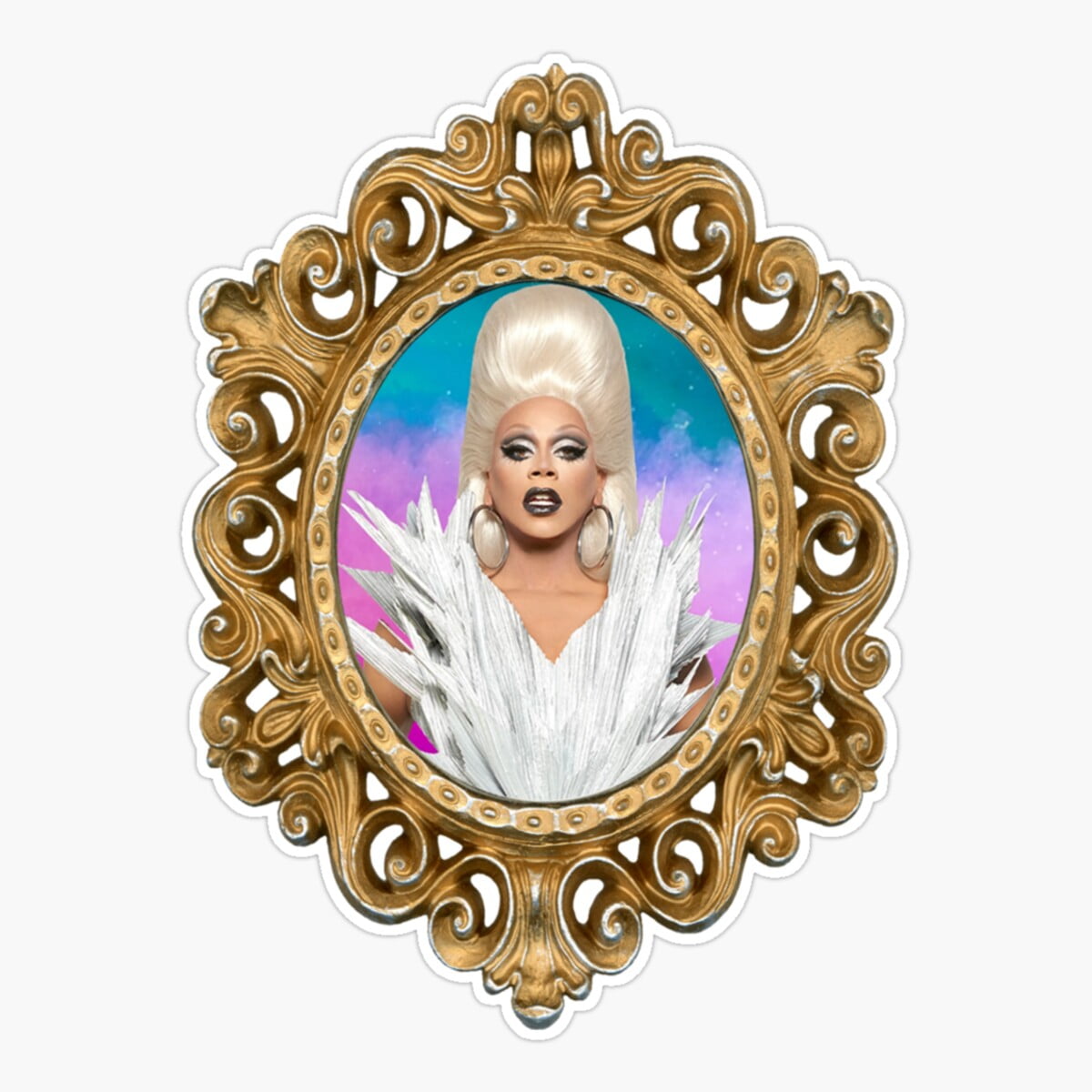 Maneki Mama Ru Rupaul'S Drag Race Er, Phone Decal Water Bottle Stickers ...