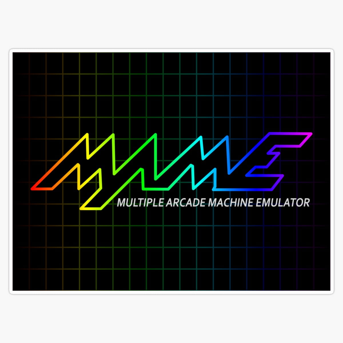Maneki Mame Multiple Arcade Machine Emulator Multicolor Grid Logo Er ...