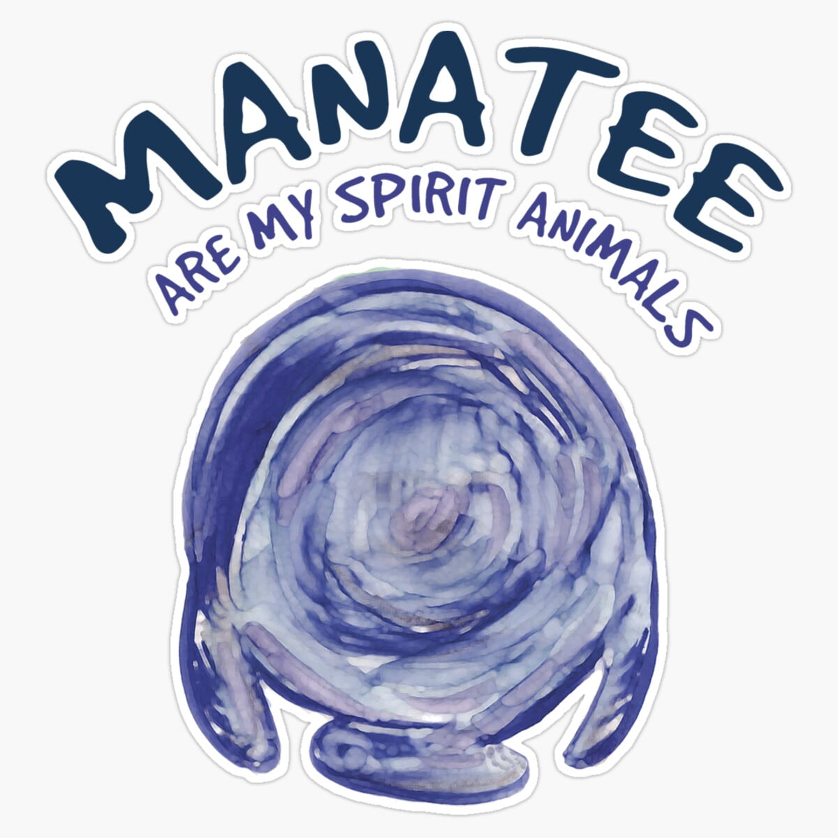 Maneki Manatee Spirit Animal - I Love Manatee - Manatee Love - Sea Cows ...