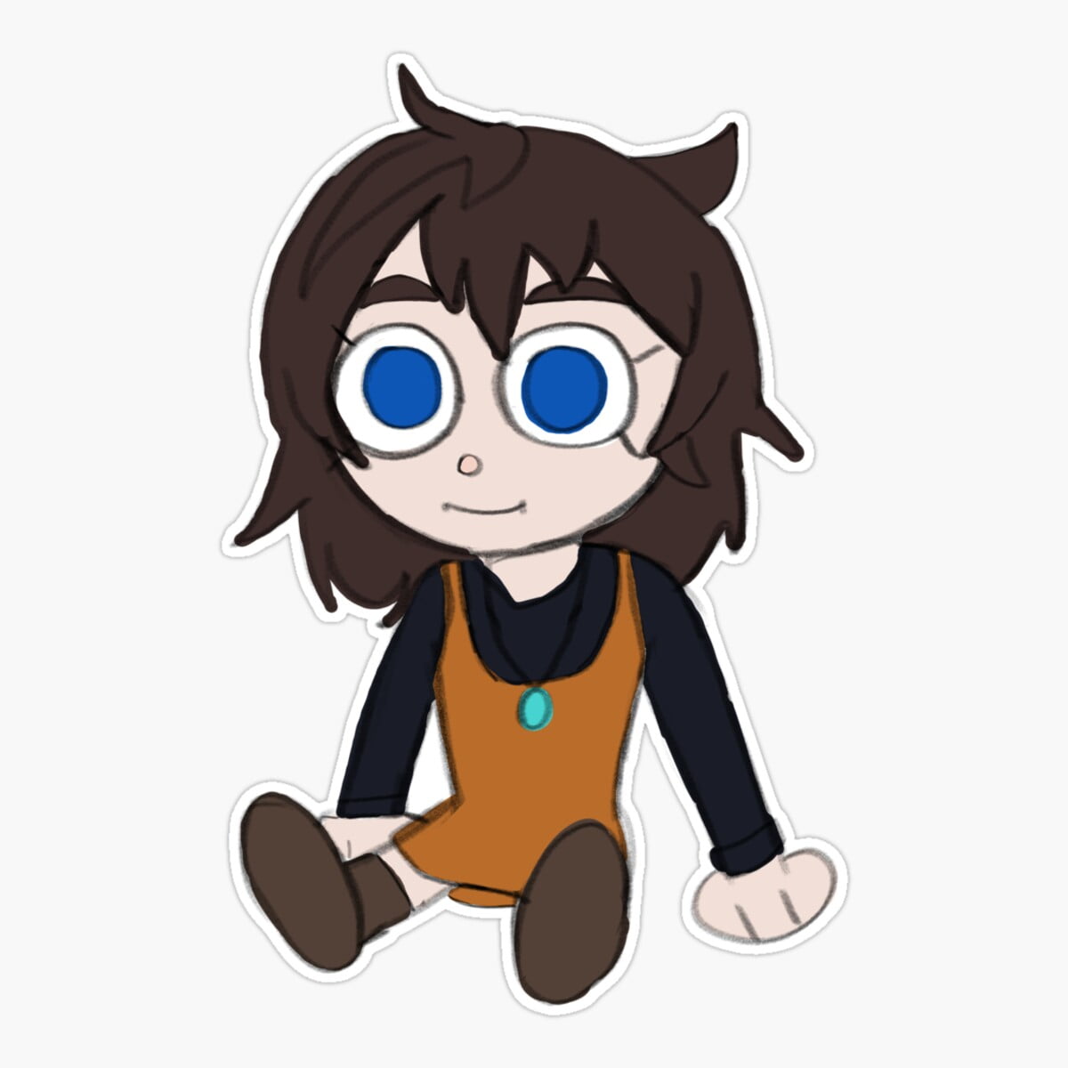 Maneki Mariah Marketable Plushie Sticker, Phone Decal Water Bottle ...