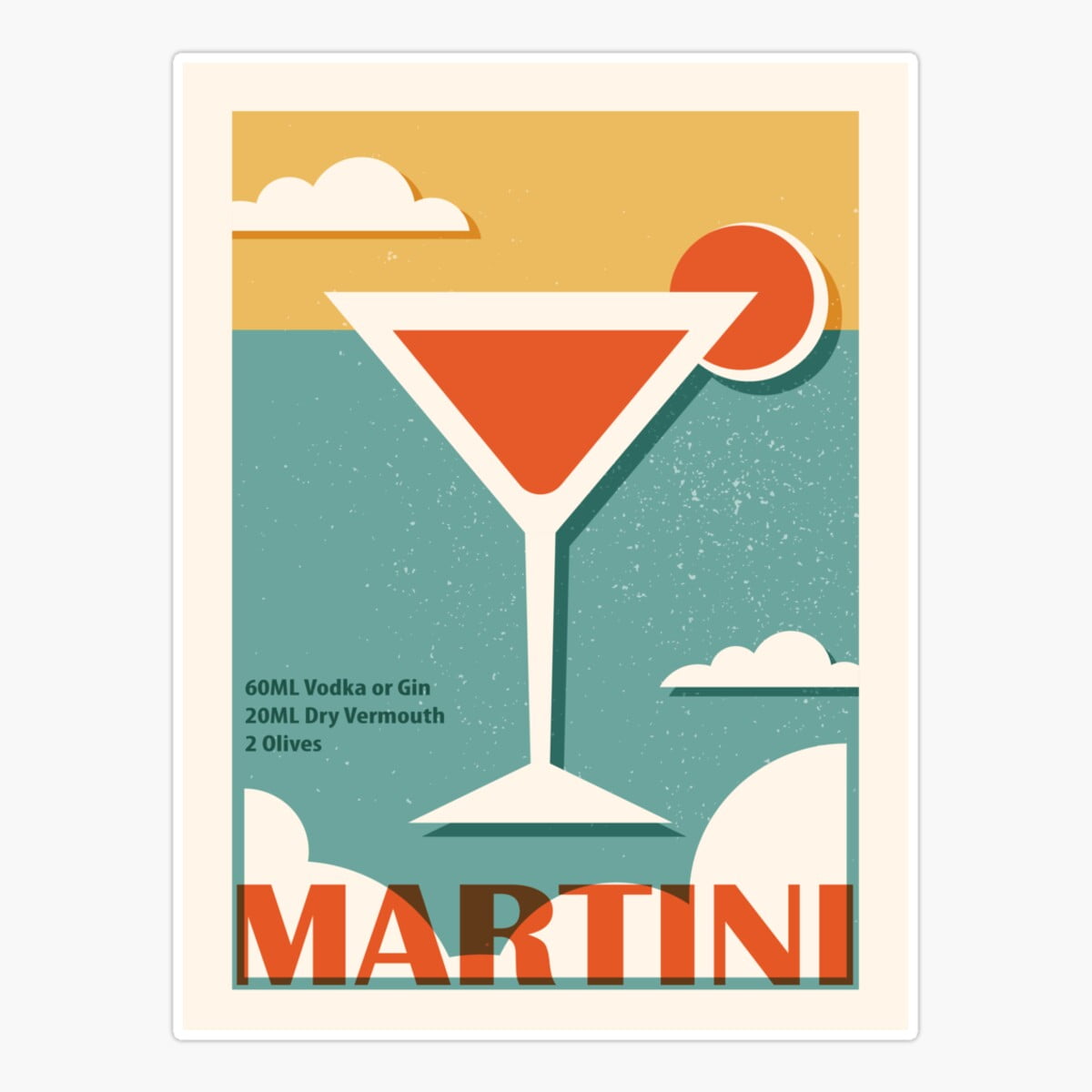 Maneki Martini Recipe, Cocktail, Retro Print, Aesthetic Art, Vintage ...