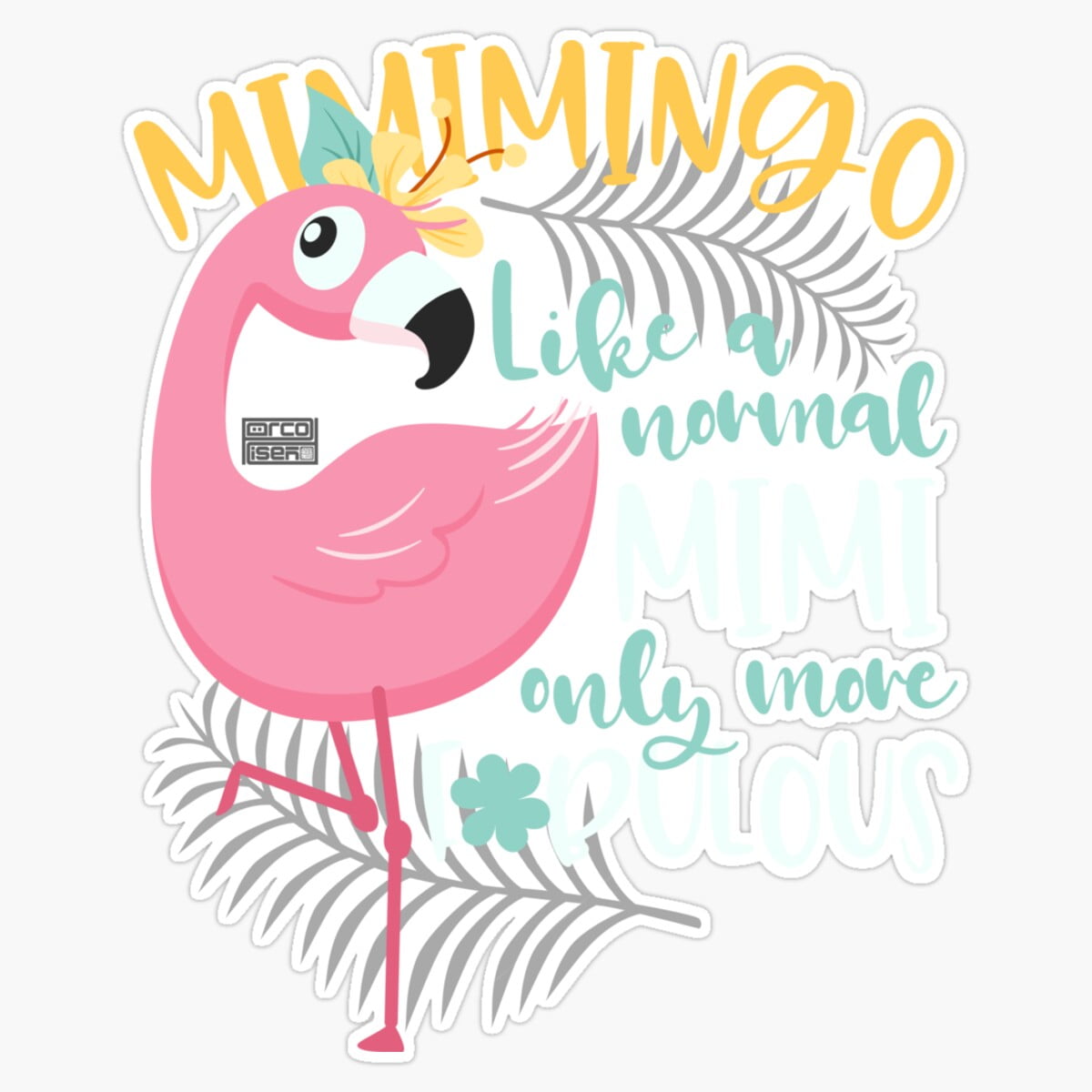 Maneki Marvelous Mimimingo Normal Mimi Fabulous Flamingo Er, Phone ...