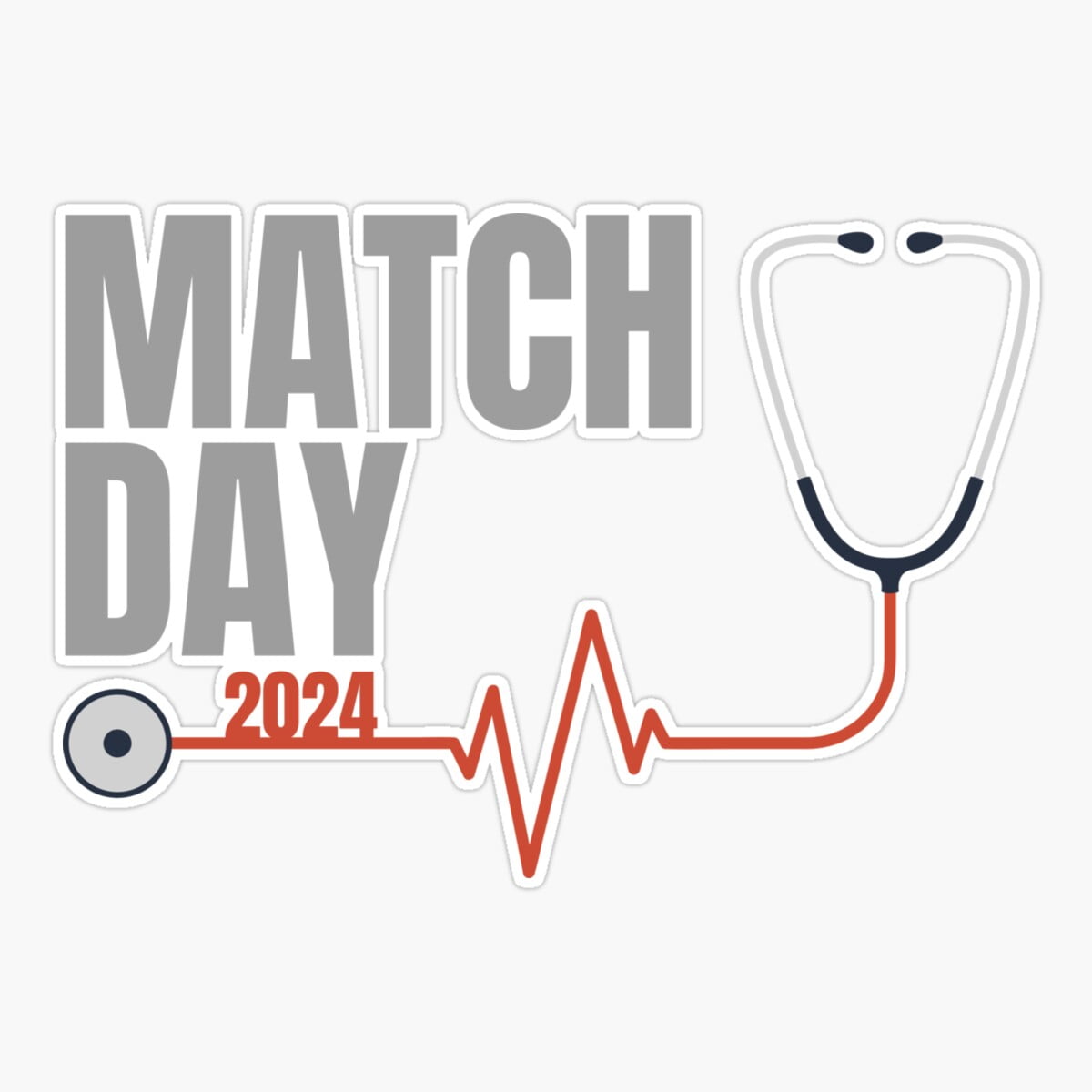 Maneki Match Day Medical Residency Men Woman Er, Phone Decal Water ...