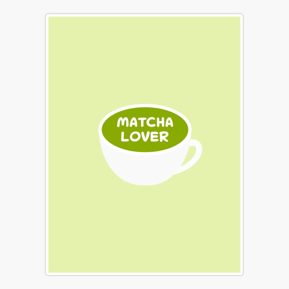 Maneki Matcha Lover Matcha Latte Er, Phone Decal Water Bottle Stickers ...