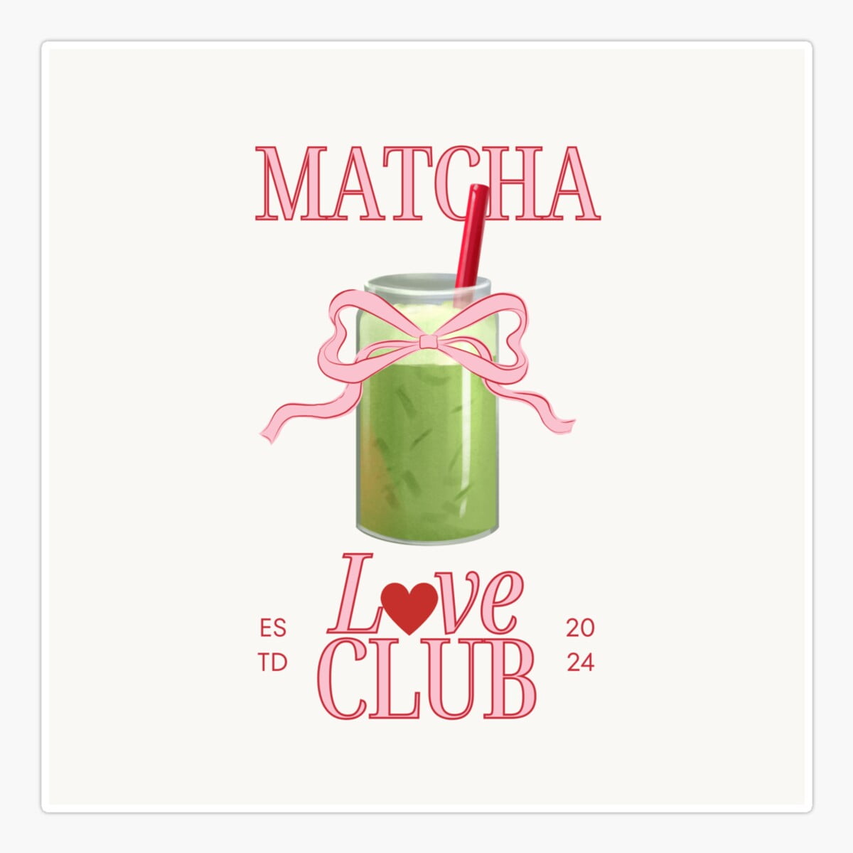 Maneki Matcha Lovers Club er,Phone Decal Water Bottle Stickers Car ...