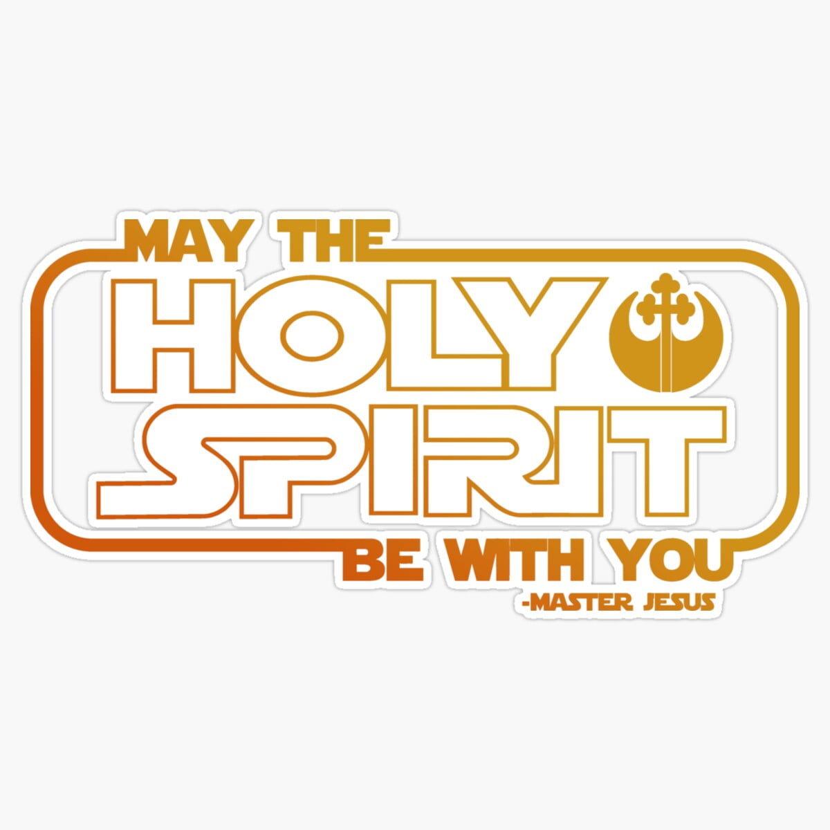 Maneki May The Holy Spirit Be With You Er, Phone Decal Water Bottle ...