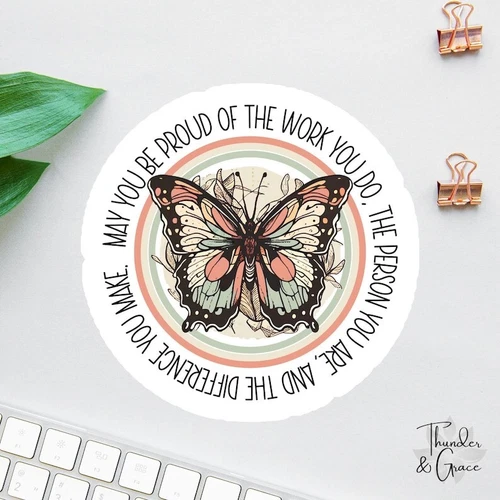 Maneki May You Be Proud Of The Work You Do Stickers, Social Worker ...