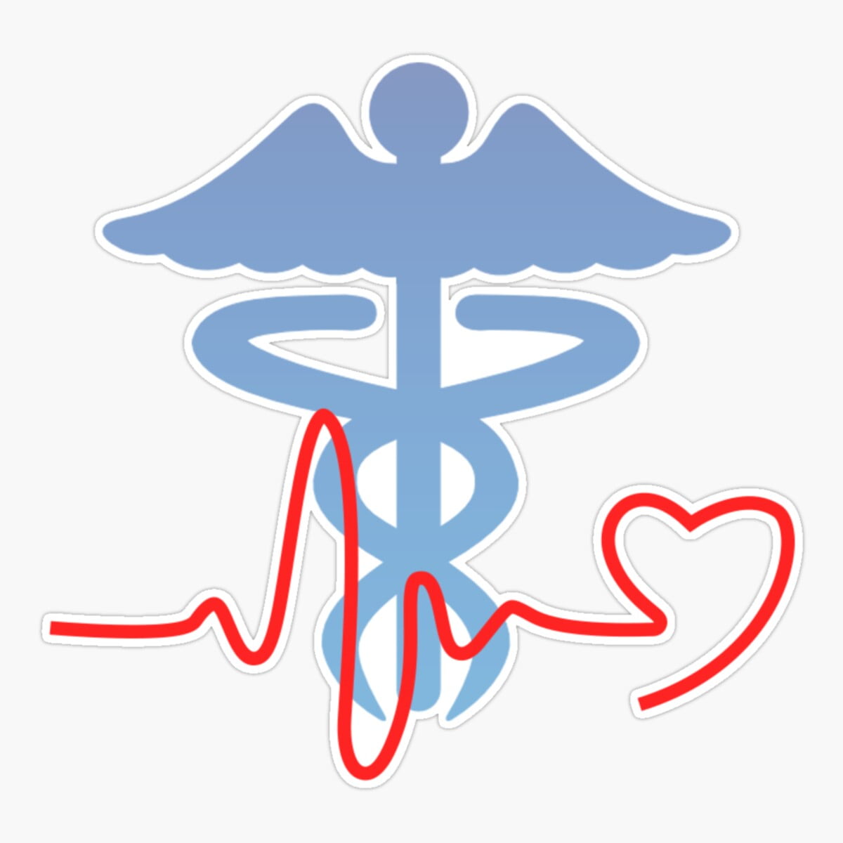 Maneki Medical Symbol 001 Er, Phone Decal Water Bottle Stickers Car ...