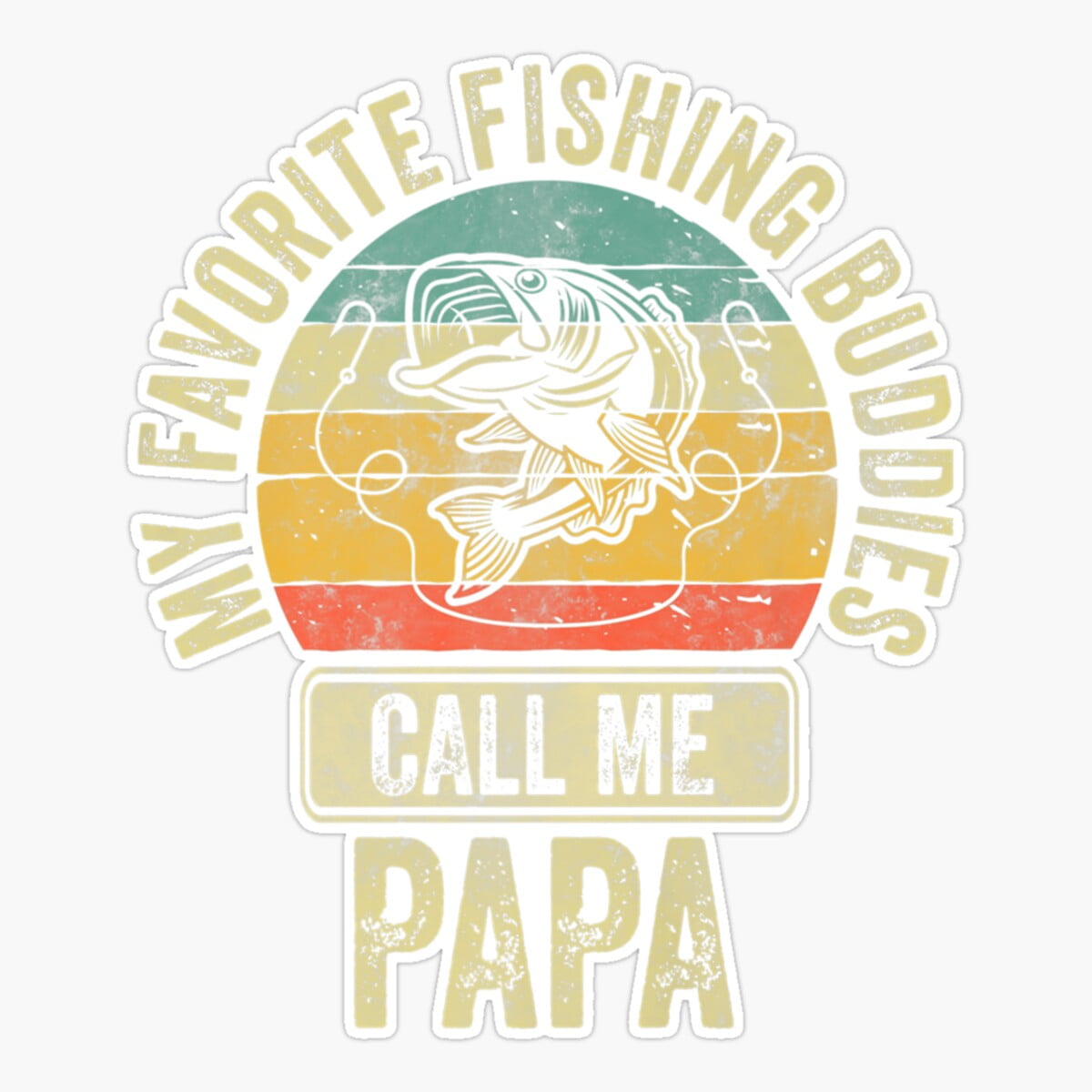 Maneki Mens My Avorite Ishing Buddies Call Me Papa Shirt Isherman ...
