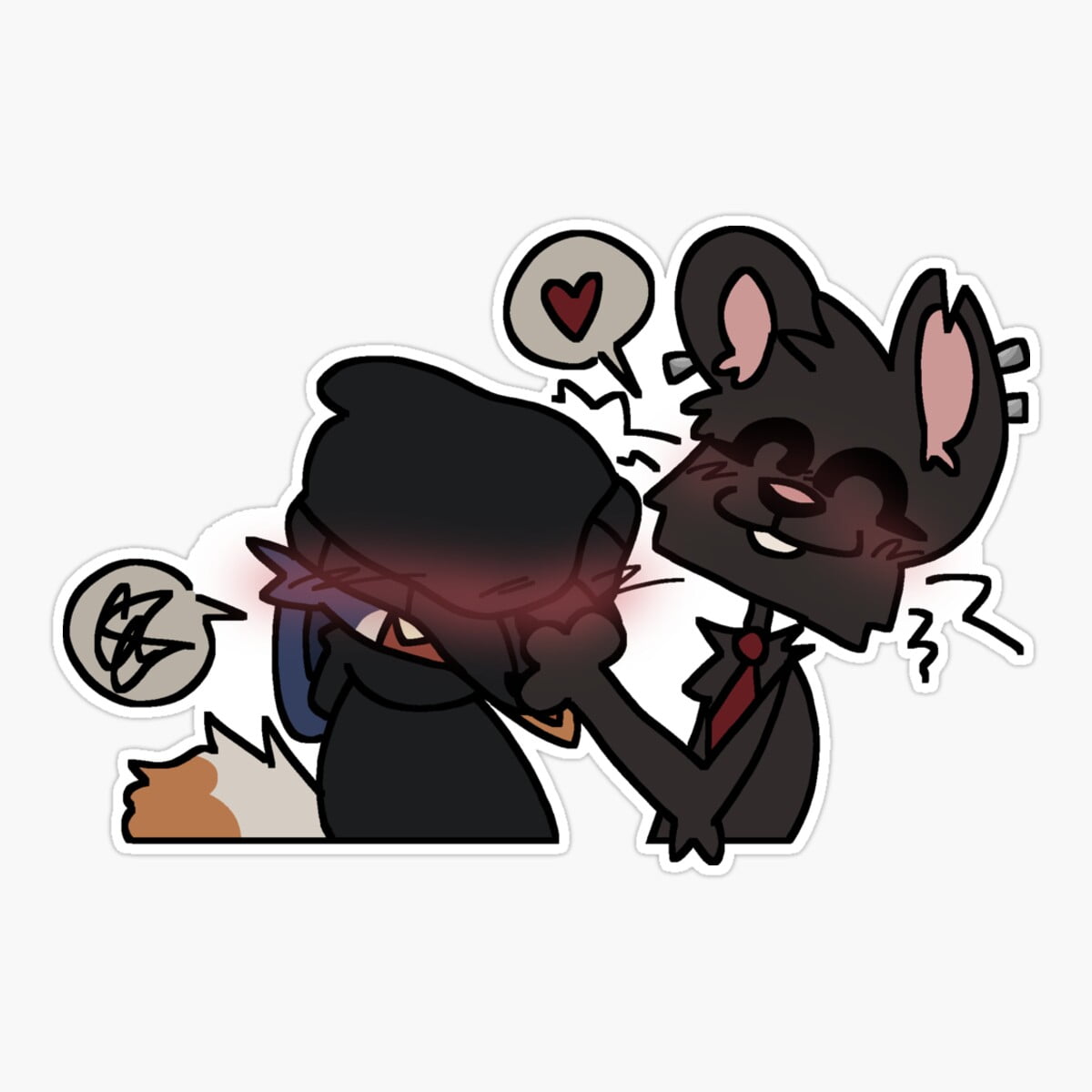 Maneki Meowskulls And Camille Er, Phone Decal Water Bottle Stickers Car ...