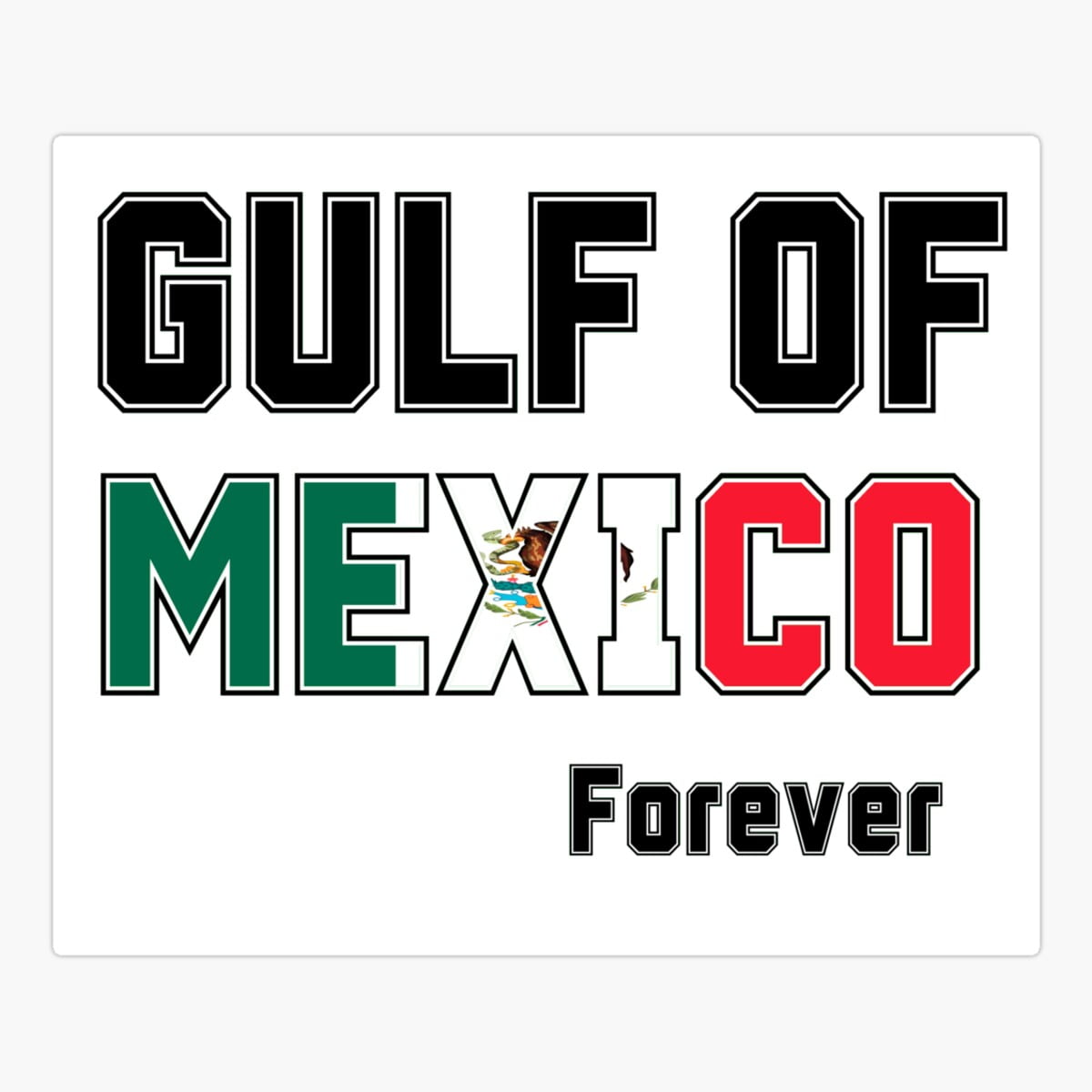 Maneki Mexican Pride Orever Gul O Mexico 2025 Por Siempre Sticker ...