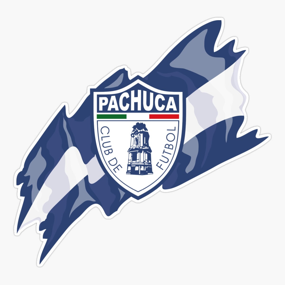 Maneki Mexico Is Rom Pachuca Sticker, Phone Decal Water Bottle Stickers ...