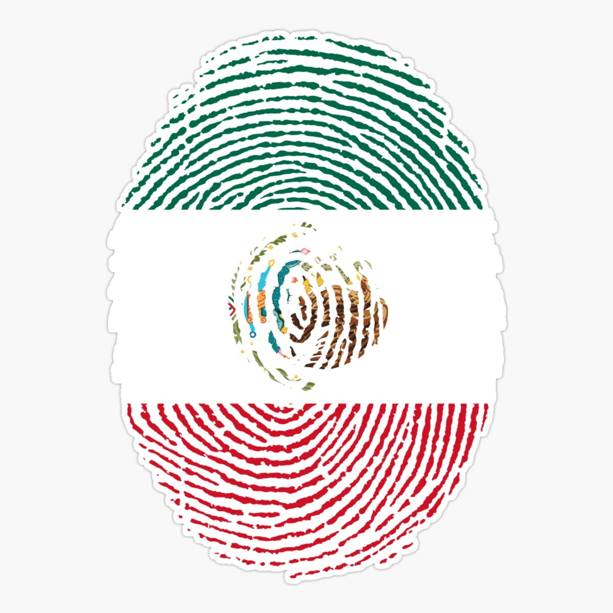 Maneki Mexico Lag Distressed Sticker, Phone Decal Water Bottle Stickers ...