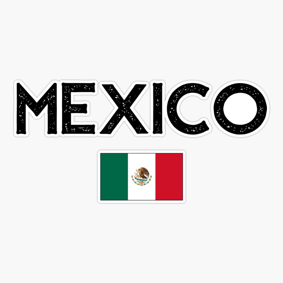 Maneki Mexico - Lag O Mexico Sticker, Phone Decal Water Bottle Stickers ...