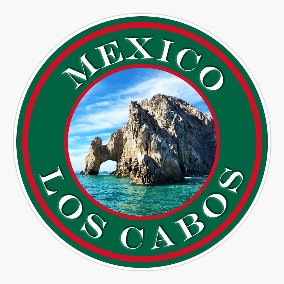 Maneki Mexico Los Cabos Ocean Cli - Pport Stamps Collection Sticker ...