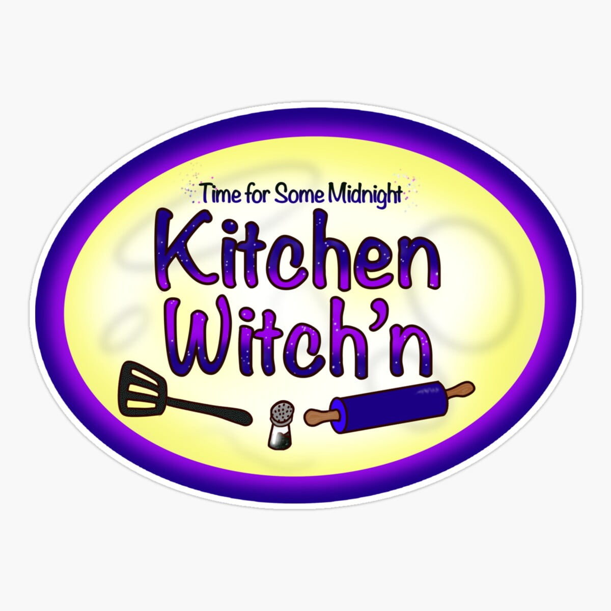 Maneki Midnight Witchery Sticker, Phone Decal Water Bottle Stickers Car ...