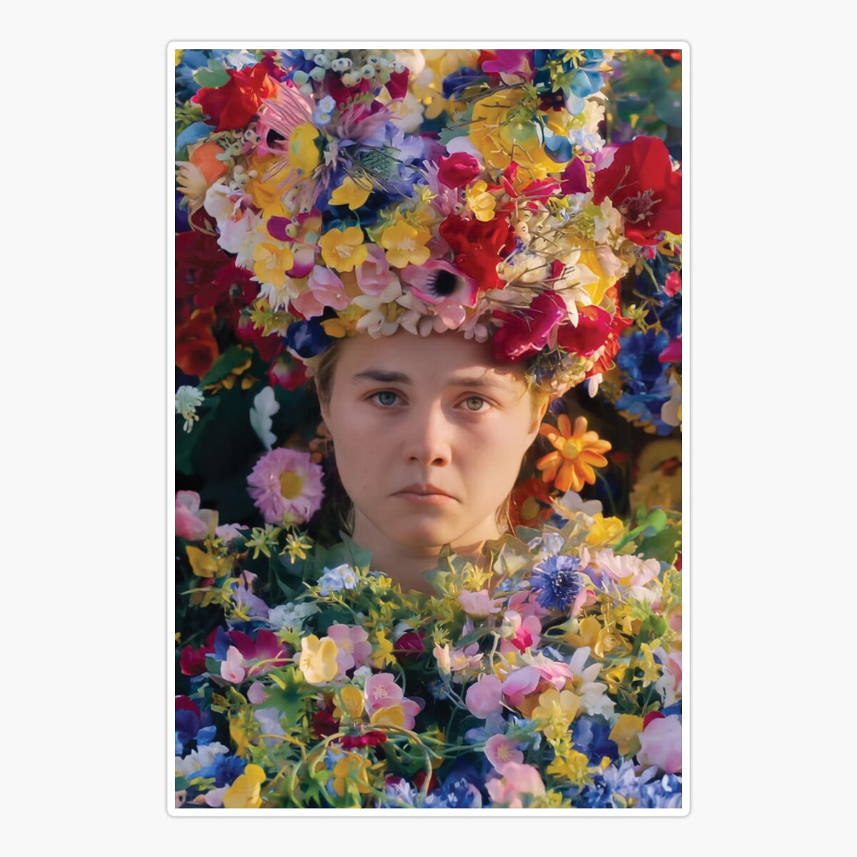 Maneki Midsommar Poster 04 Sticker, Phone Decal Water Bottle Stickers ...