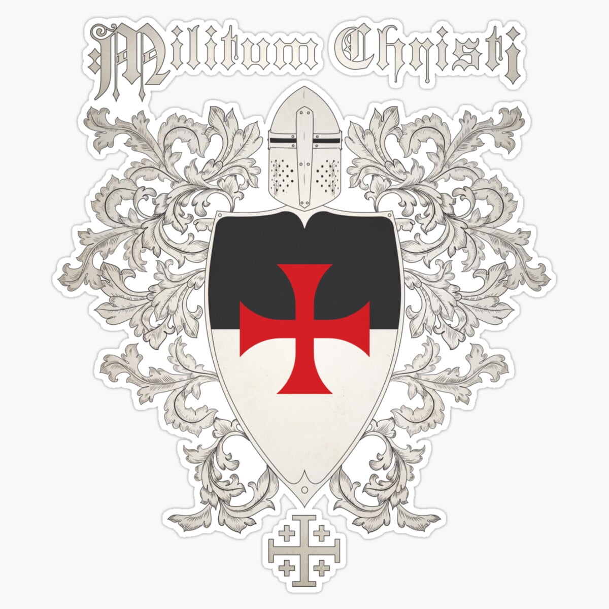 Maneki Militium Christi Army Of Christ Templar Coat Of Arms Crusader ...