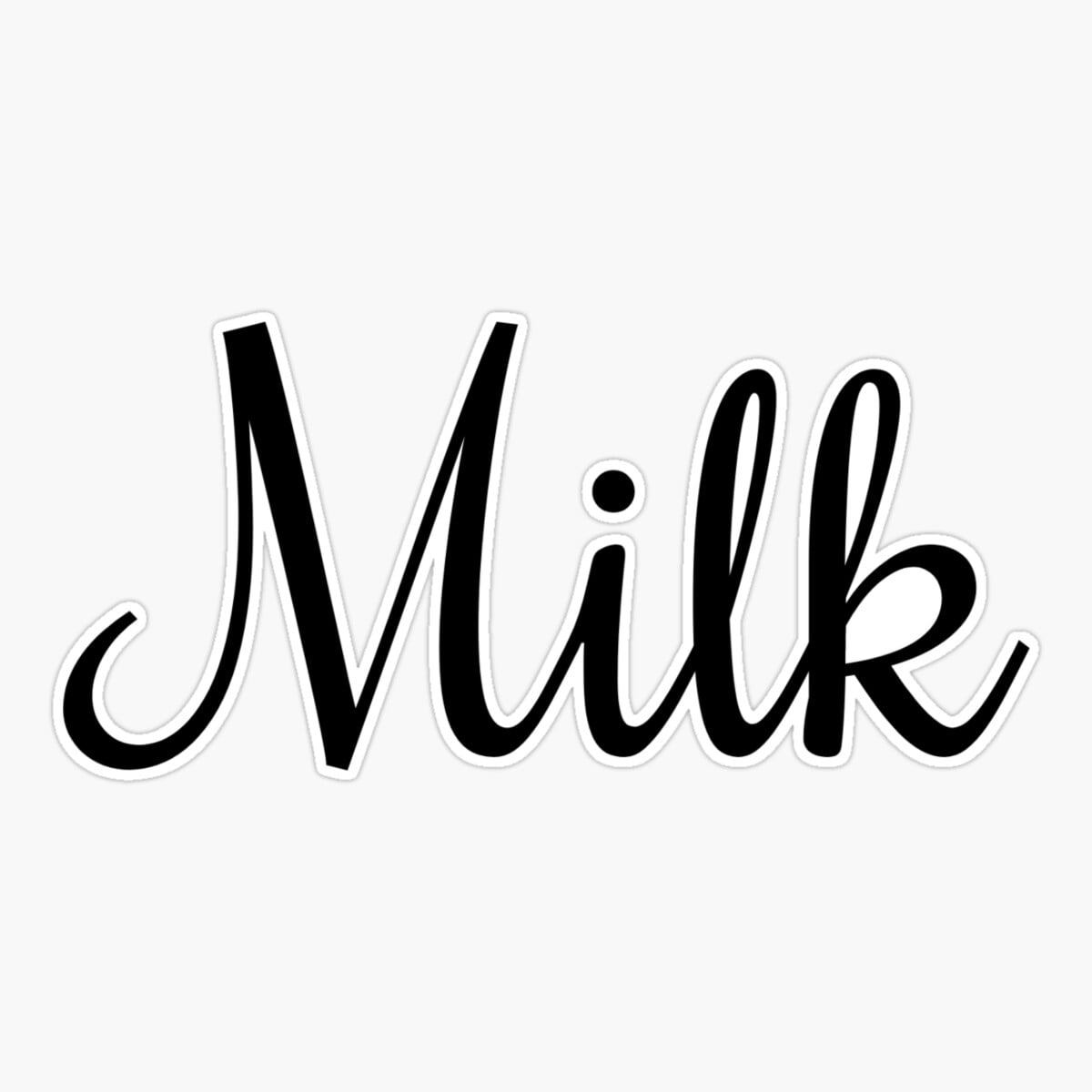 Maneki Milk Label Er, Phone Decal Water Bottle Stickers Car Decals ...