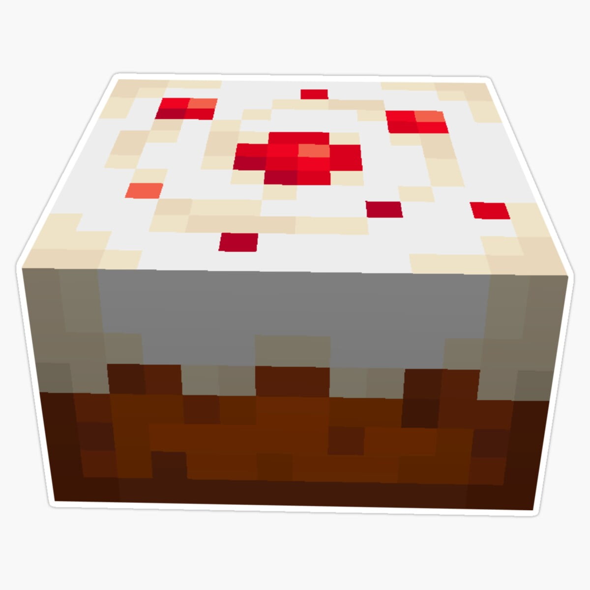 Maneki Minecraft Cake Er, Phone Decal Water Bottle Stickers Car Decals ...