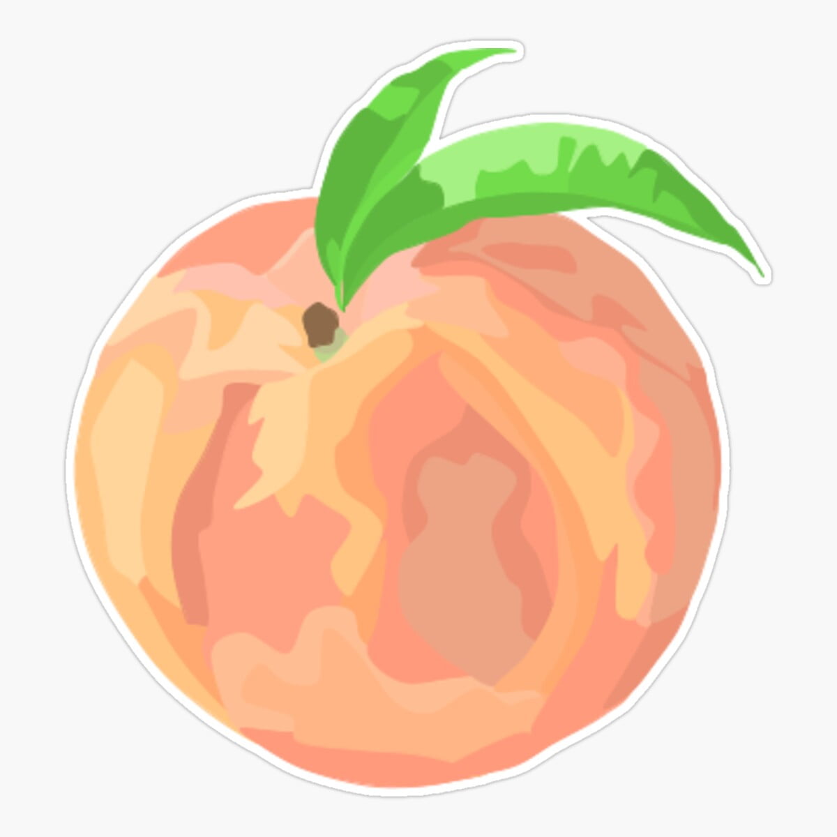 Maneki Mini Peach Er, Phone Decal Water Bottle Stickers Car Decals ...