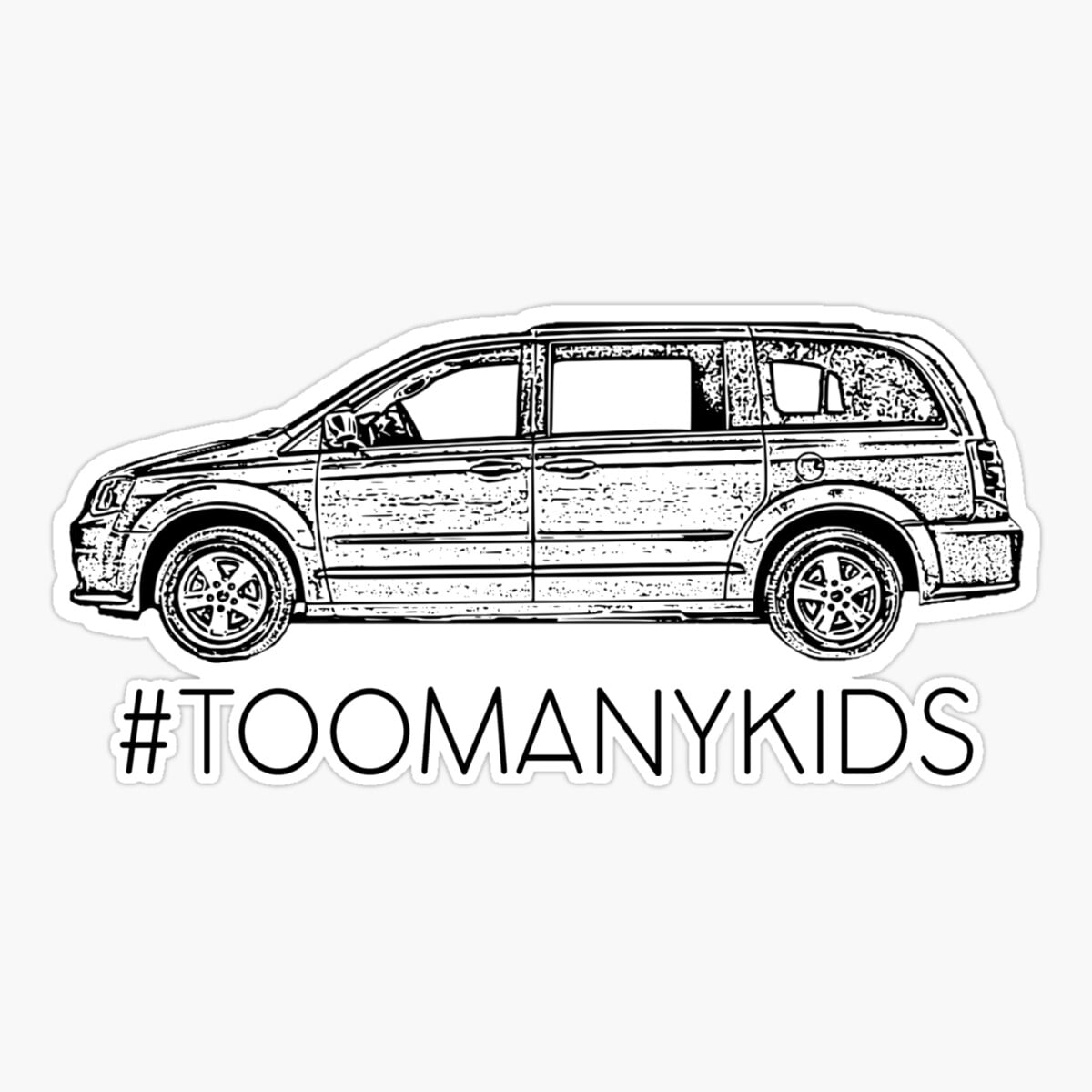 Maneki Minivan Sellout Series: Too Many Kids - Family Car - Mom Squad ...