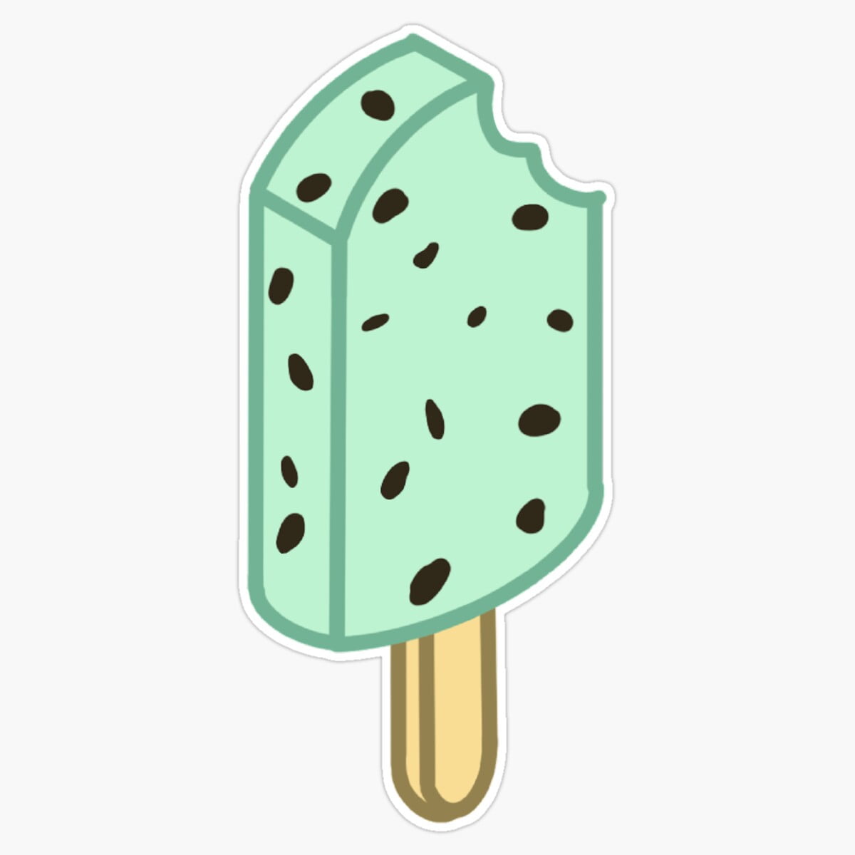 Maneki Mint Chocolate Ice Cream Er, Phone Decal Water Bottle Stickers Car Decals, Funny Birthday ...