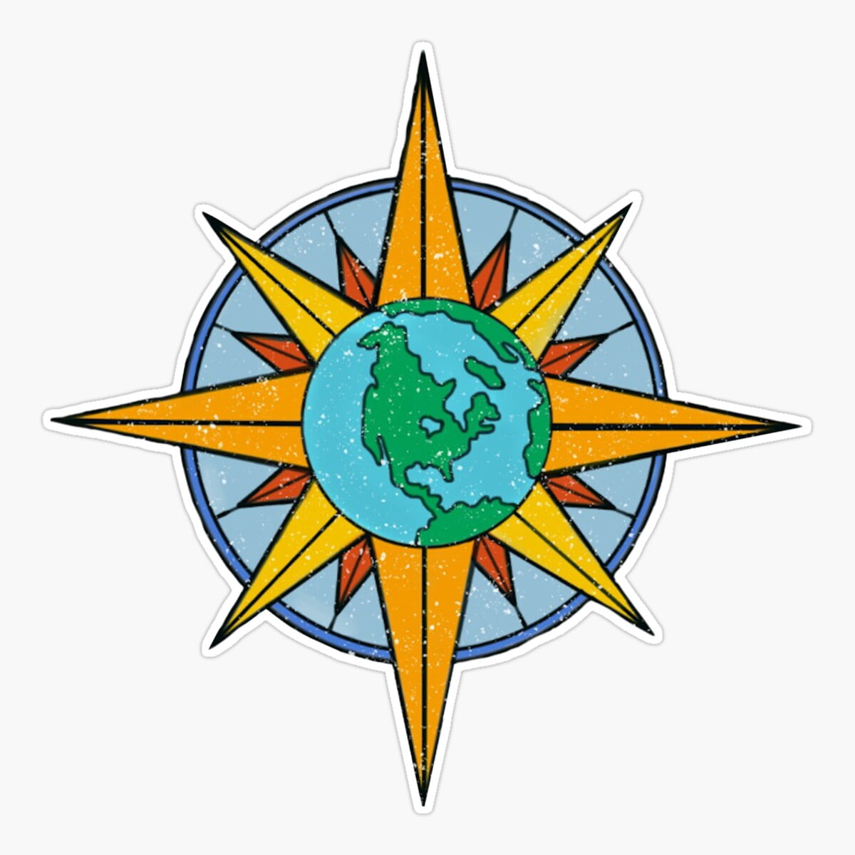 Maneki Mission: Exploration Colored Logo Sticker, Phone Decal Water ...