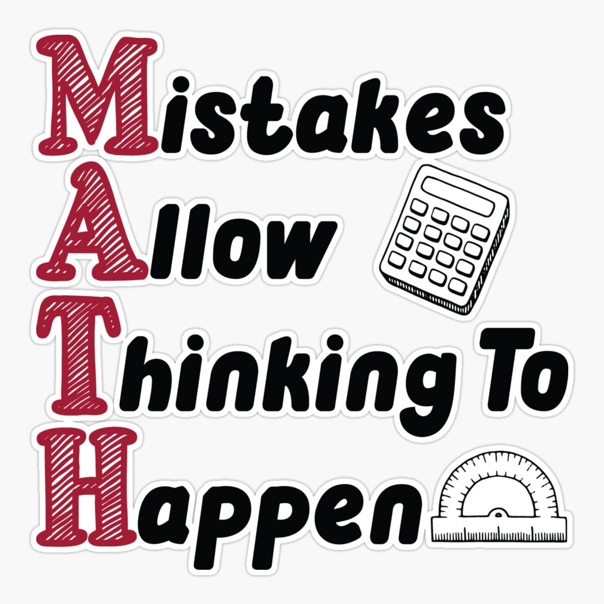Maneki Mistakes Allow Thinking To Happen Funny Math Teacher Or Student Motivation And ...