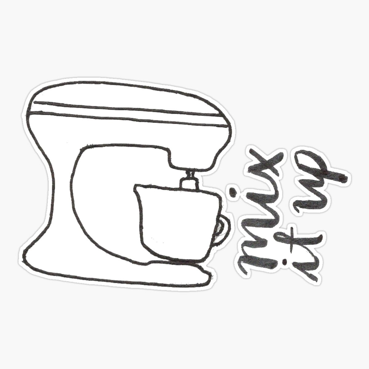 Maneki Mix It Up Sticker, Phone Decal Water Bottle Stickers Car Decals ...