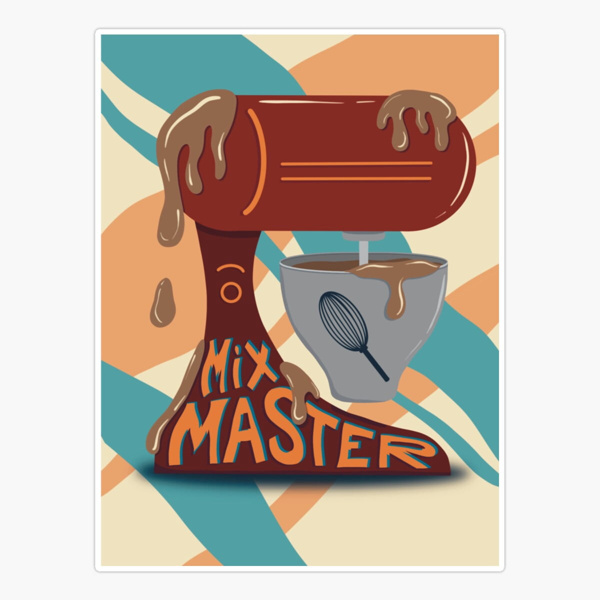 Maneki Mix Master Sticker, Phone Decal Water Bottle Stickers Car Decals ...