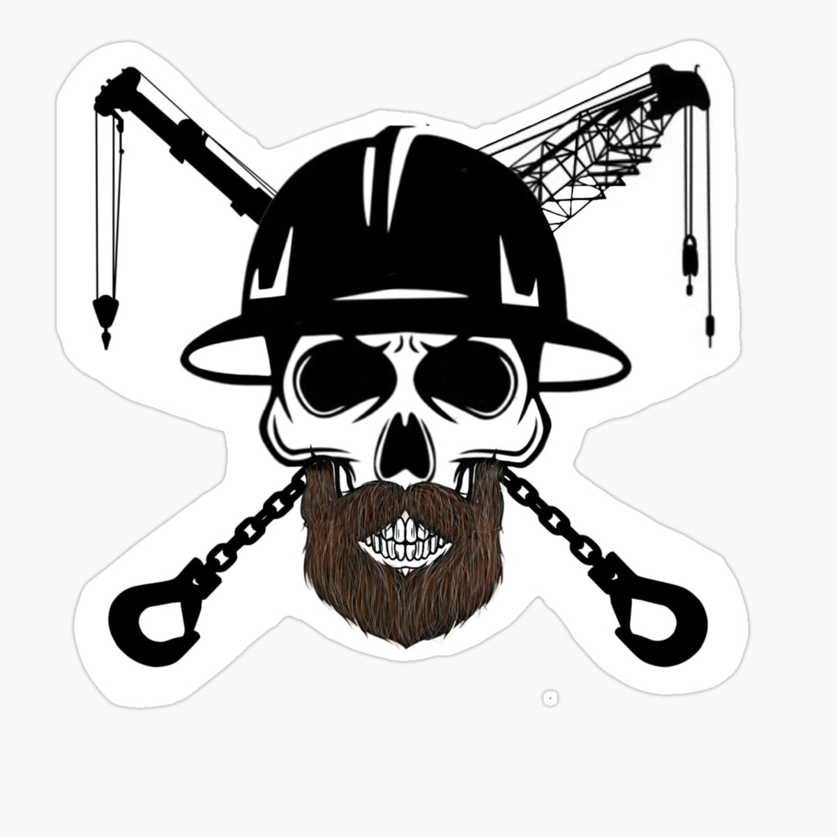 Maneki Mobile Crane Operator Rigger Er, Phone Decal Water Bottle ...