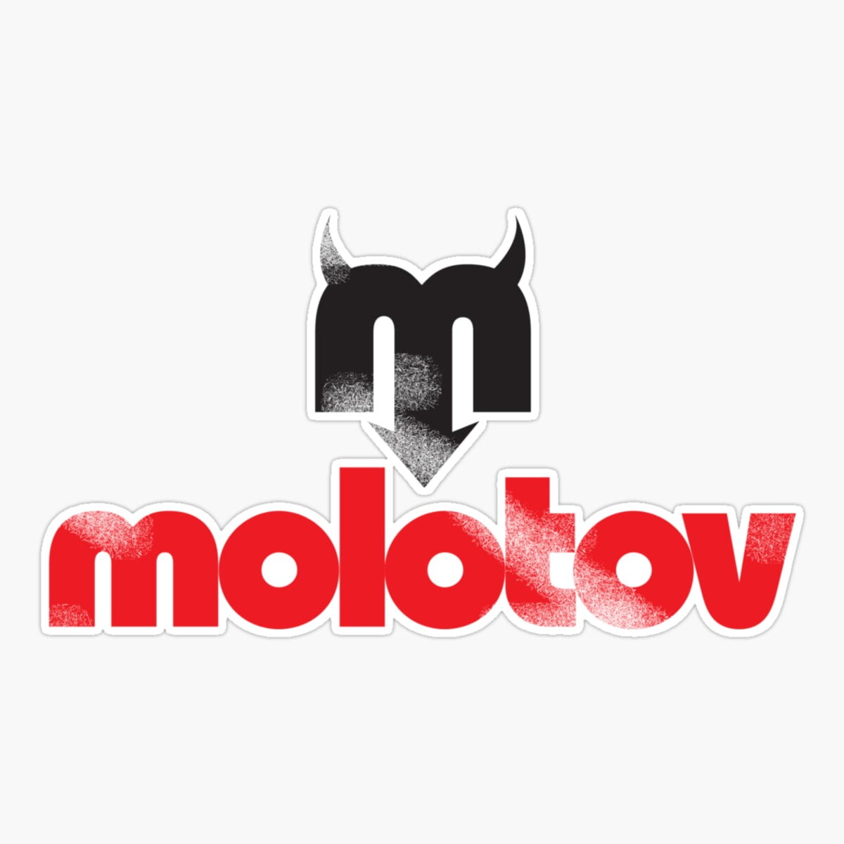 Maneki Molotov Band Vintage Design Sticker, Phone Decal Water Bottle ...