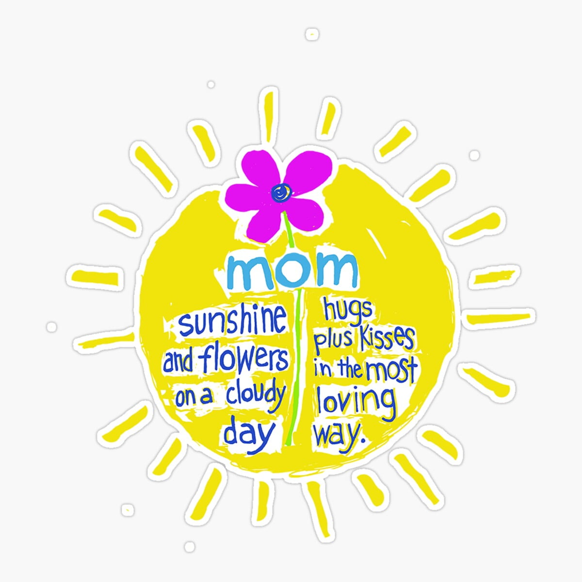Maneki Mom Sunshine And Flowers Design Mother’S Day Gifts Er, Phone ...