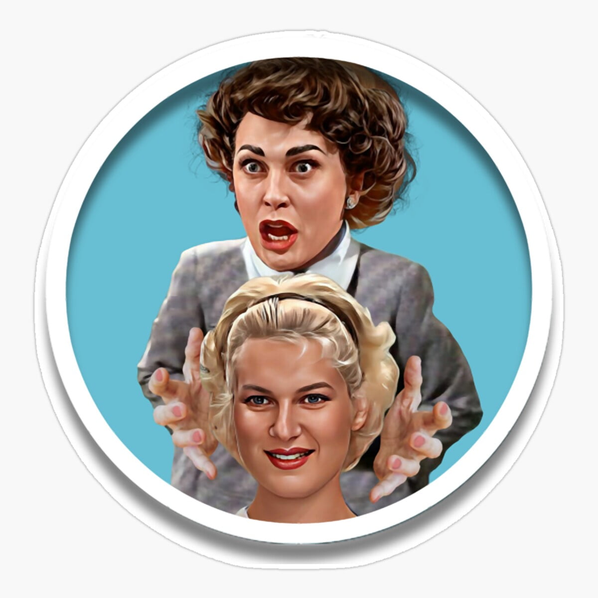 Maneki Mommie Dearest - Joan & Christina Er, Phone Decal Water Bottle ...