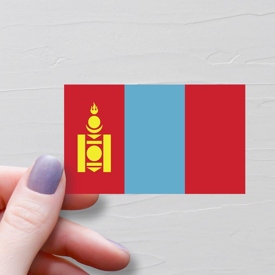 Maneki Mongolia Flag Er, Vinyl Travel Ers, Mongolian Ers, World Flags ...