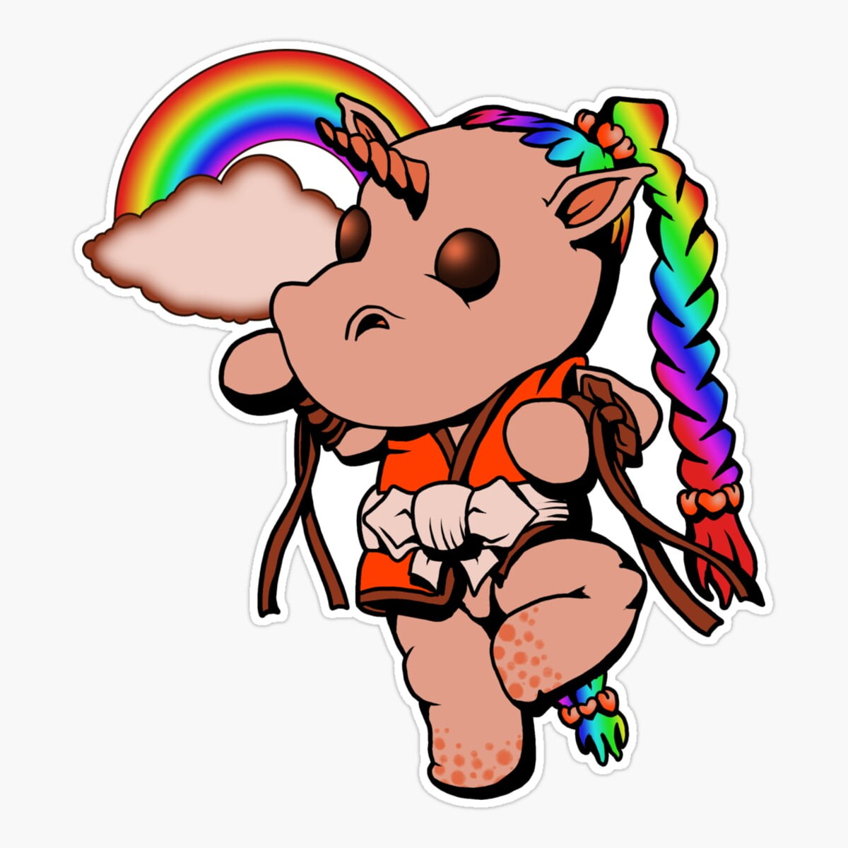Maneki Monk Unicorn er,Phone Decal Water Bottle Stickers Car Decals ...